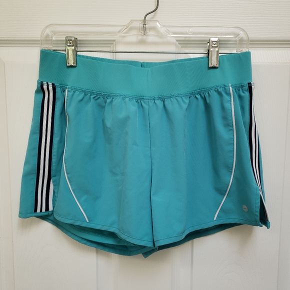 Avia | Shorts | Avia Active Aqua Blue Side Stripe Lined Running Shorts ...